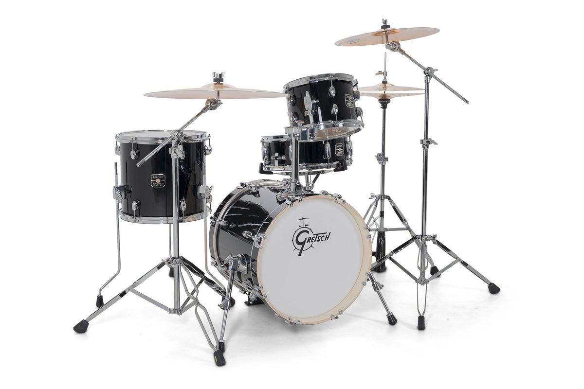 Gretsch Drumset Energy Street GE4S464BS in Schwarz mit Gretsch Harewar ...