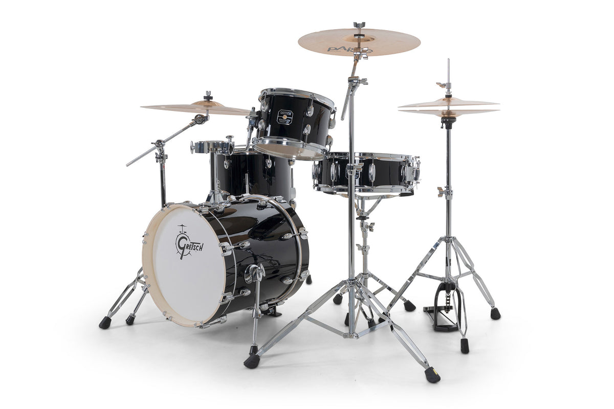 Gretsch Drumset Energy Street GE4S464BS in Schwarz mit Gretsch Harewar ...