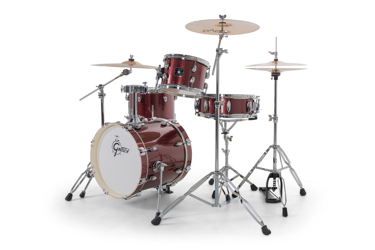 Gretsch Drumset Energy Street GE4S464BS in Ruby Sparkle mit Gretsch Ha ...
