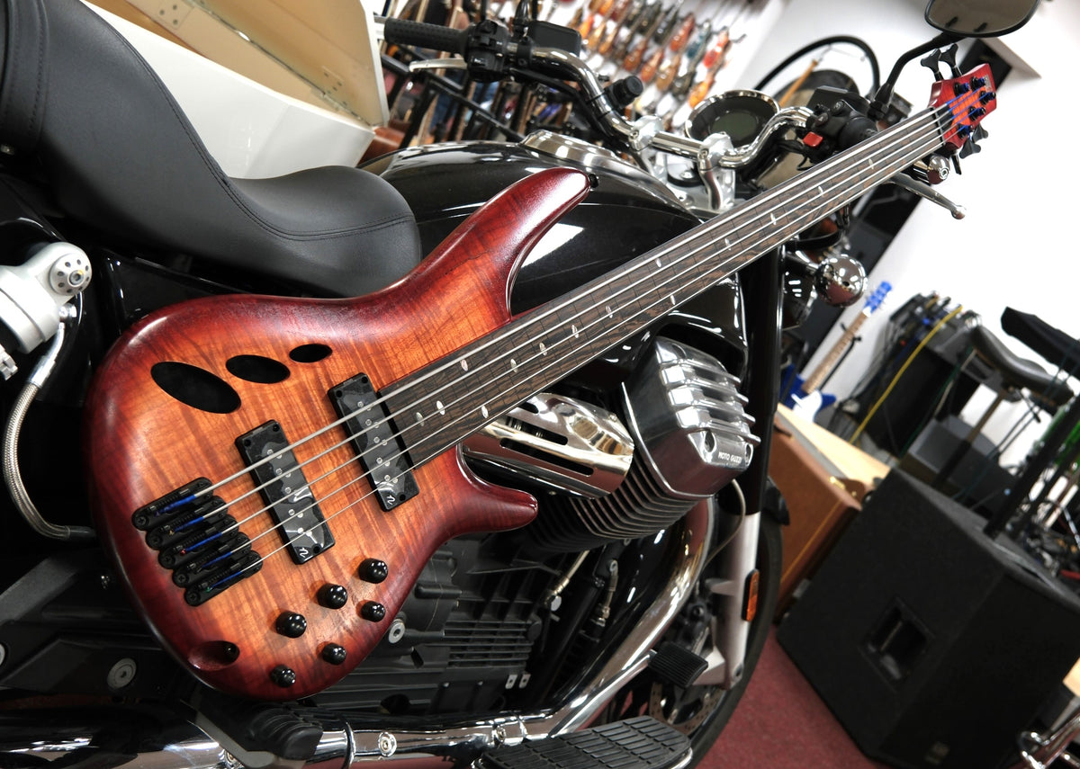 Ibanez E-Bass 5-String Fretless Soundgear SRD-905F-BTL Ash Brown Topaz ...