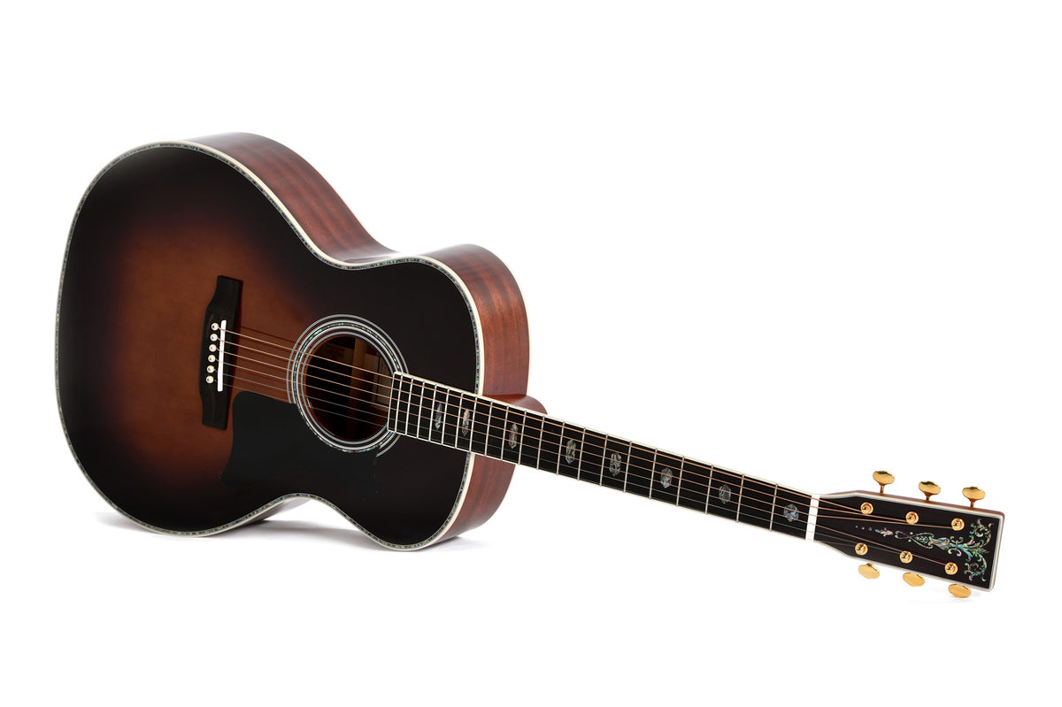 Sigma Acoustic Guitar SGM-41 SB Limited Edition Sunburst inkl. Softcas ...