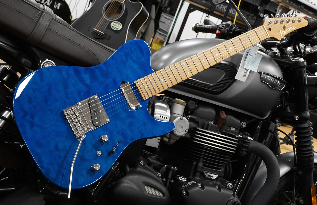 Ibanez Electric Guitar AZS2200Q-RBS Royal Blue Sapphire inkl. Original ...